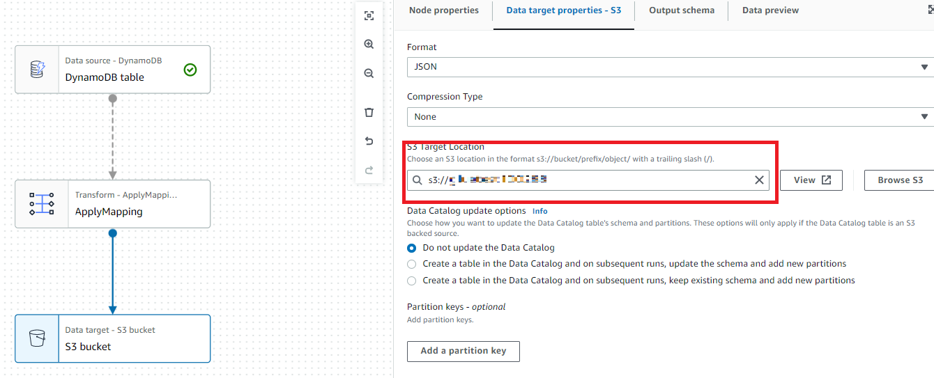 【AWS Glue使ってみた】DynamoDBを集計する | SEの技術ノート